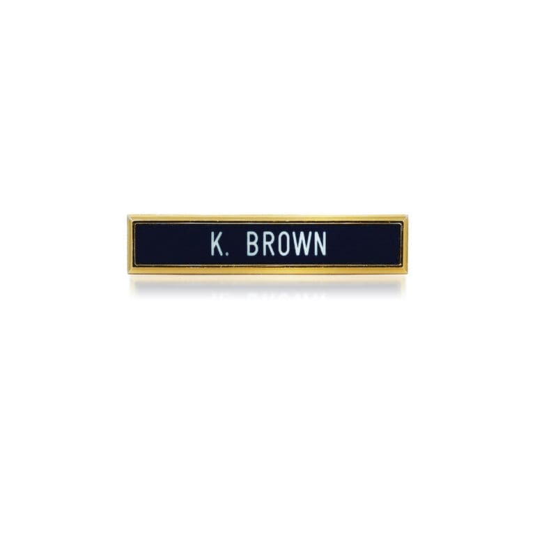Aluminum Frame Name Badges - Reeves Name Badges